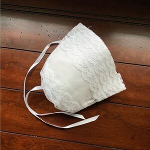 Accessories | Lace Infant Christening Bonnet Hat Boygirl | Poshmark